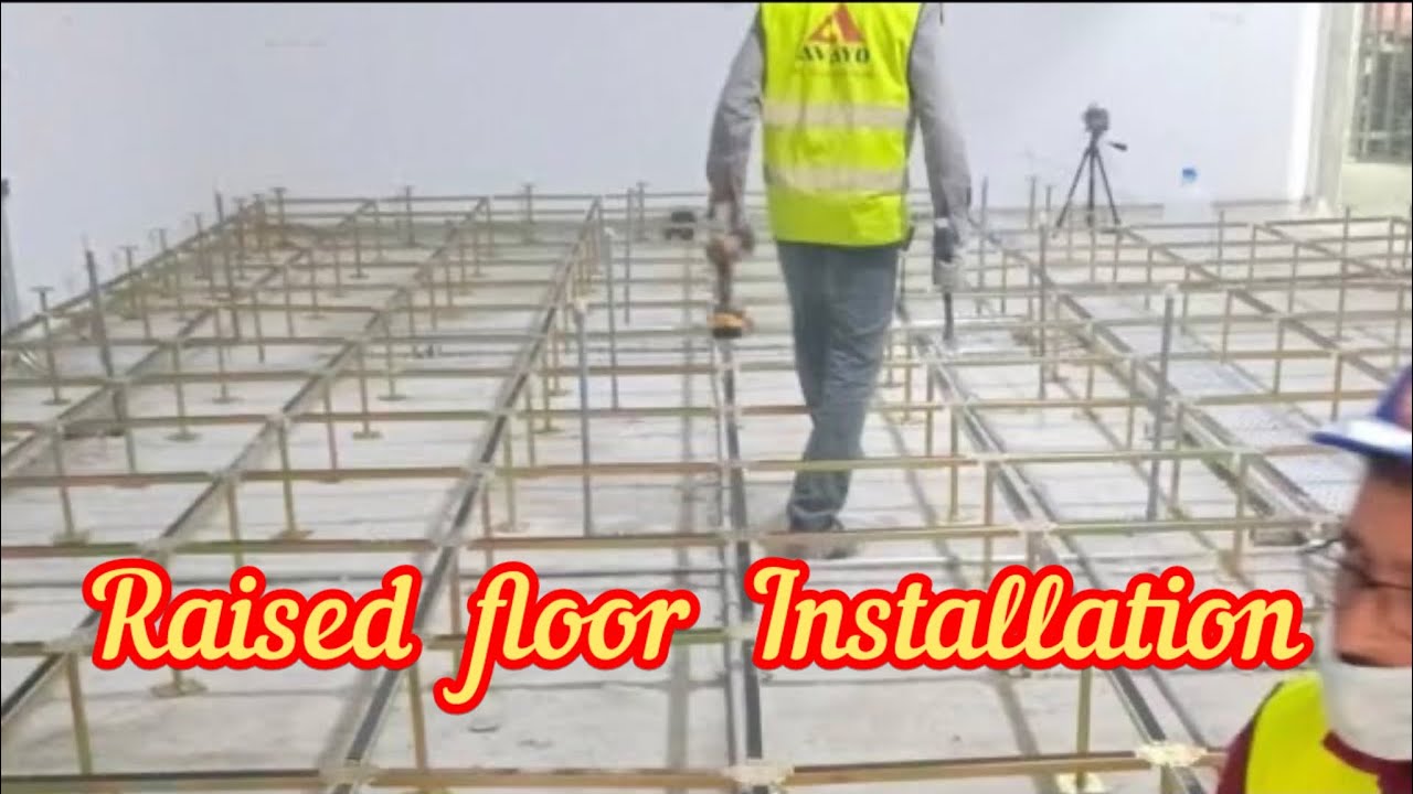 Raised Floor Installation Step by Step || How to Check Raised Floor ...