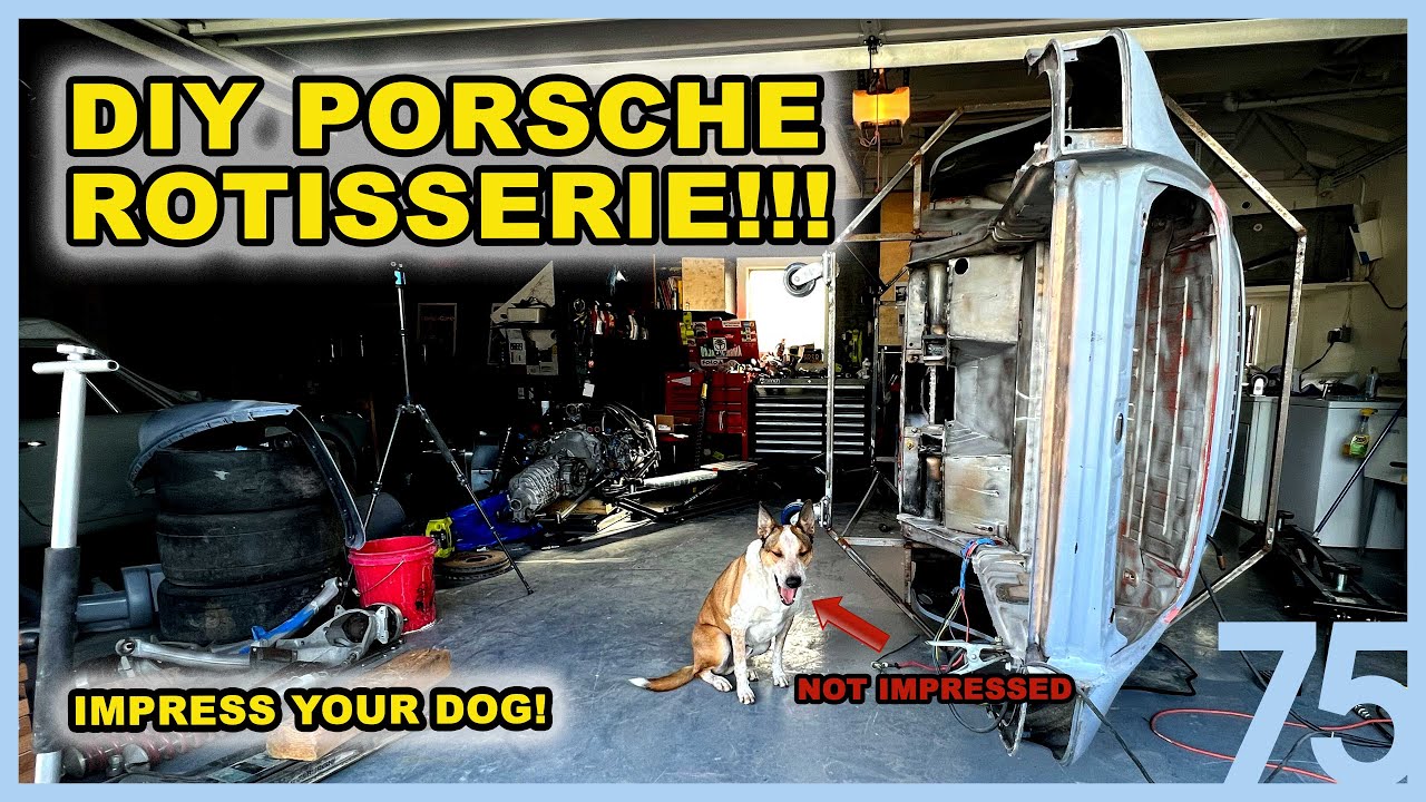 DIY Porsche 911 Rotisserie Finished! | Blasphemy Build 75 - YouTube