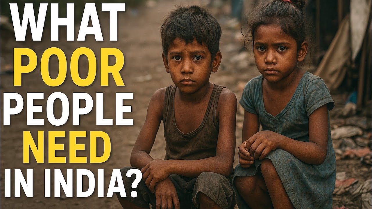 What poor people need in India? - YouTube