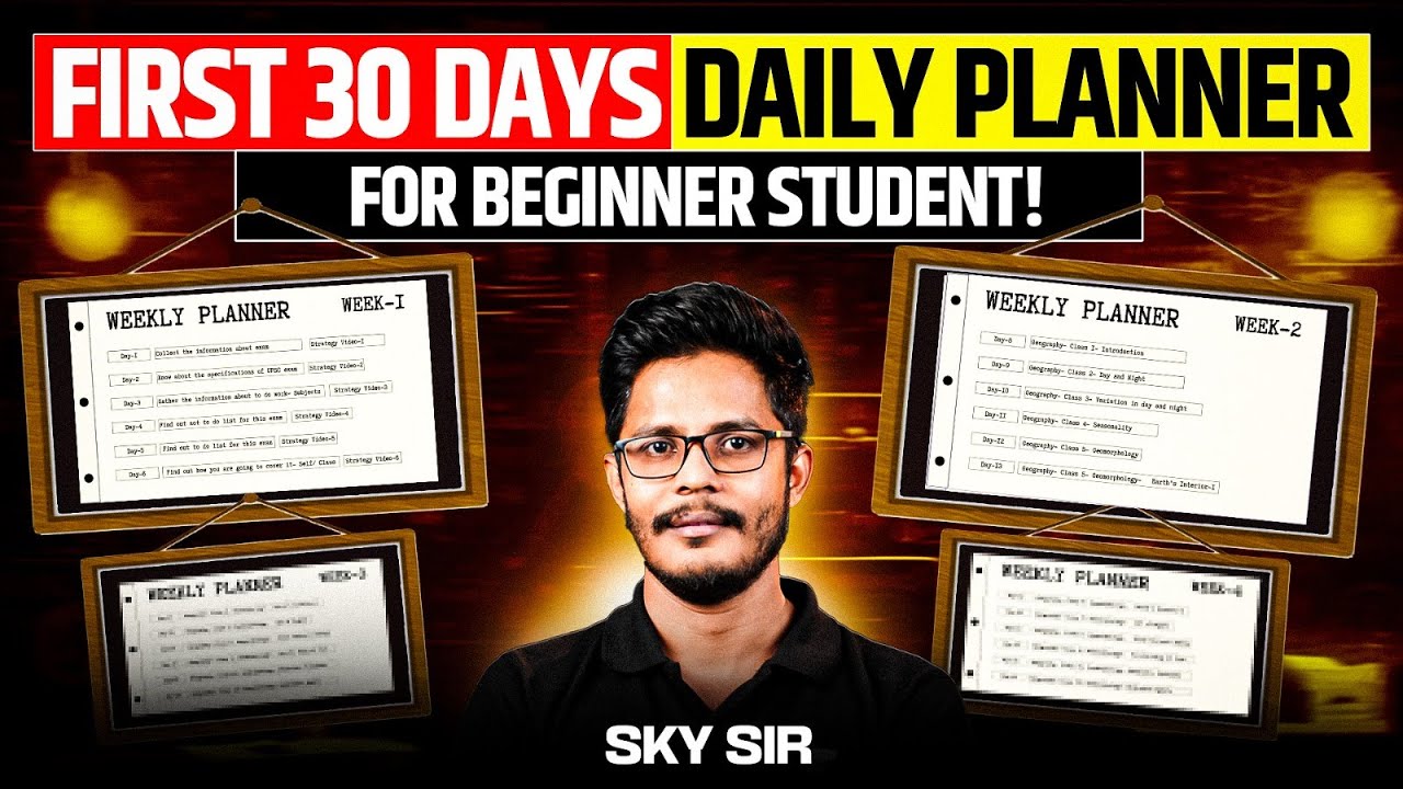 This is How You Should Plan the First 30 Days for UPSC! (Realistic ...