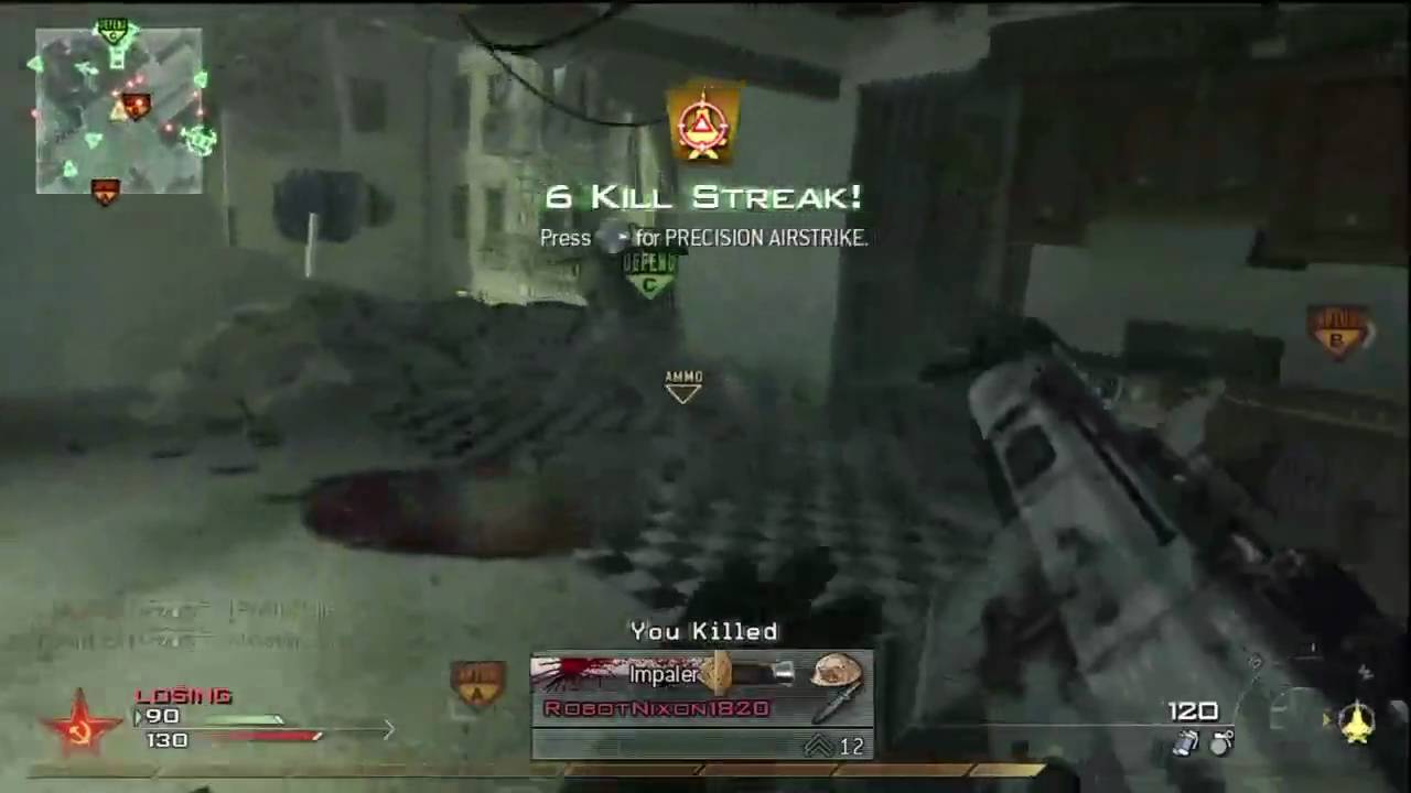 Modern Warfare 2 - Quick 8 Kill Streak - YouTube