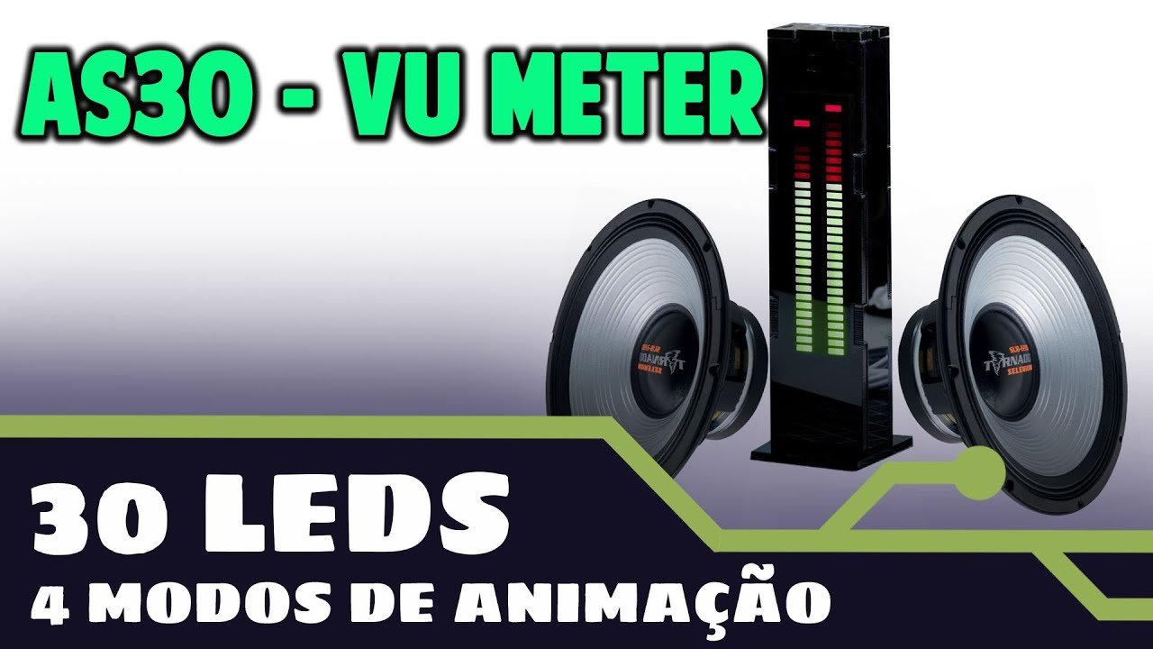 AS30 VU METER DIY- BANGGOOD.COM - (Kit Music Spectrum) - YouTube