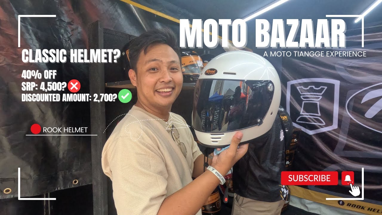 Classic Helmet for Yamaha Fazzio | Rook Helmet | MOTO BAZAAR - YouTube