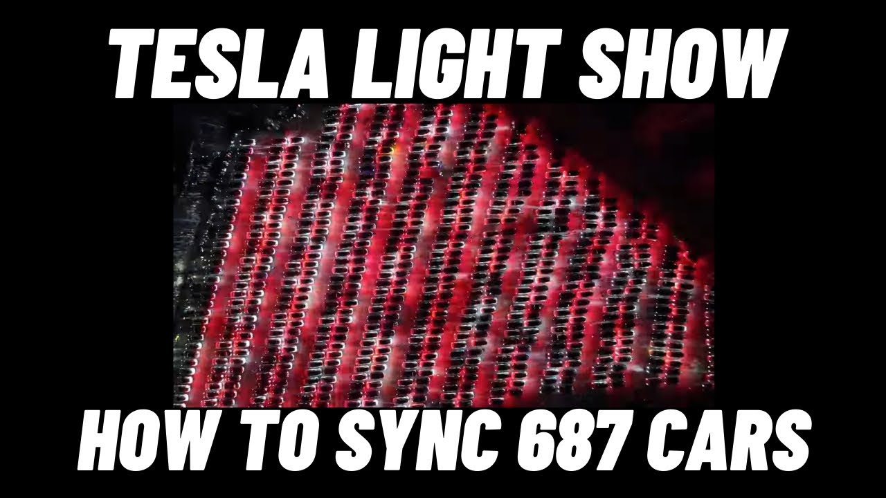Tesla Light Show - How To Sync 687 Cars. World Record Of Finland - YouTube