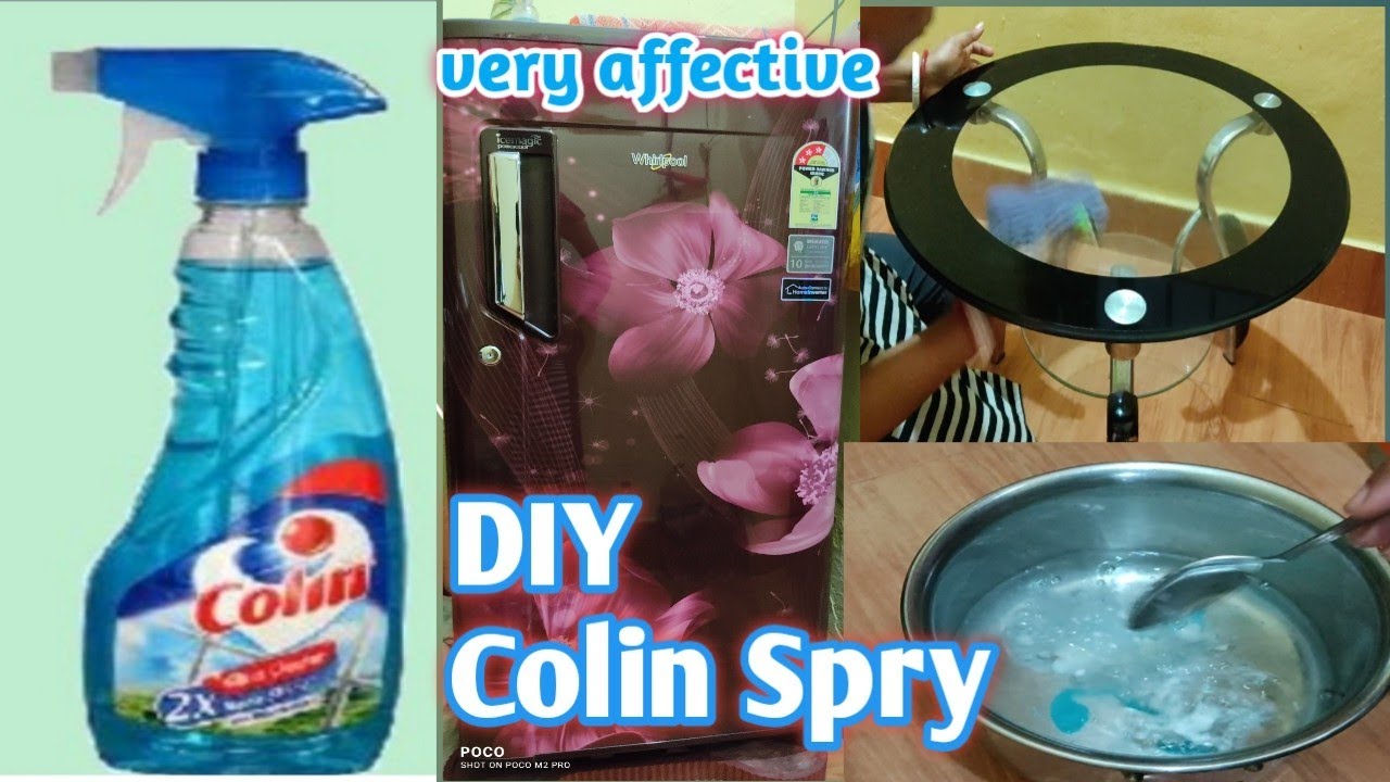 How to make DIY Colin spray for kitchen, furniture, glass cleaner //# ...