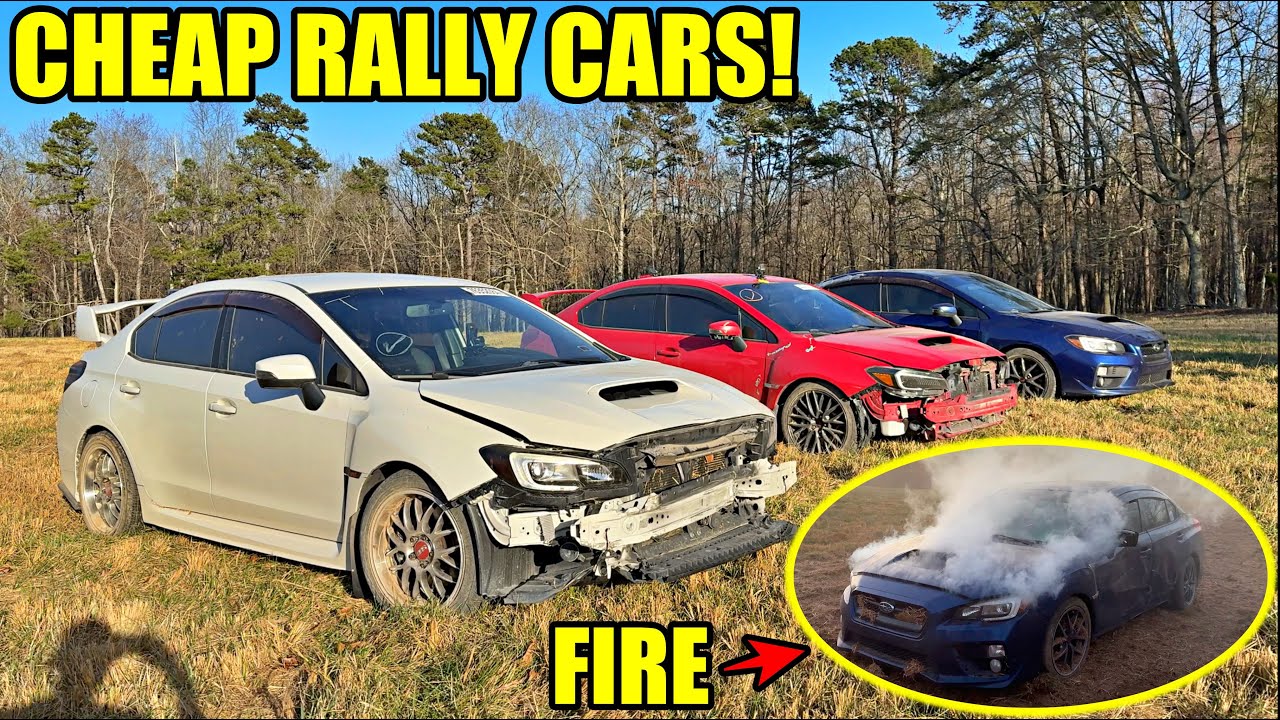 Building 3 Wrecked Rally Cars From The Salvage Yard!!! - YouTube