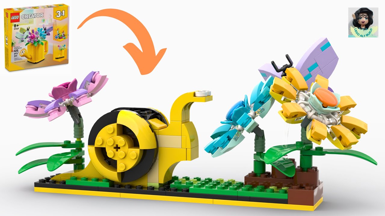 SNAIL Lego creator 31149 ideas How to alt build - YouTube