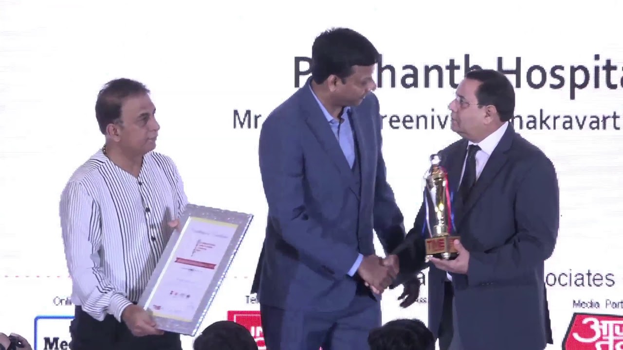 Prashanth Hospital gets felicitated at the International Healthcare ...