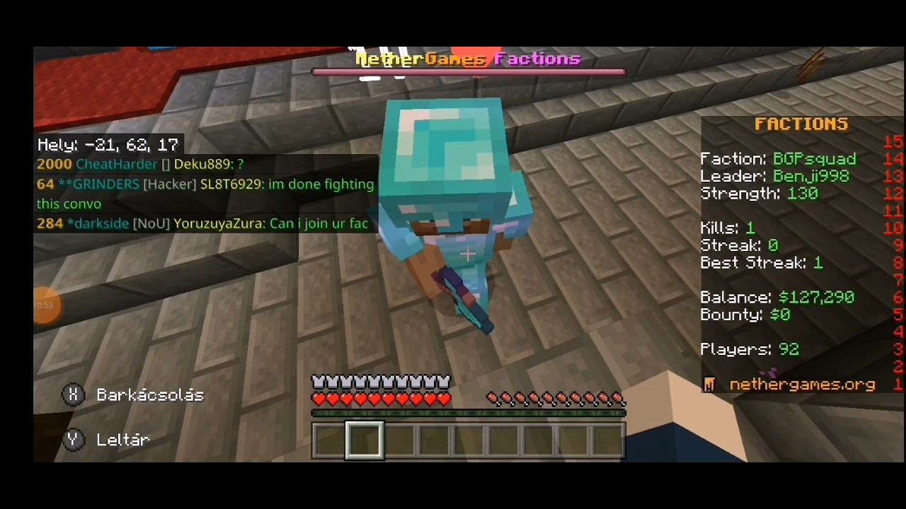 Minecraft Bedrock: NetherGames factions, BGPsquad! #minecraft - YouTube