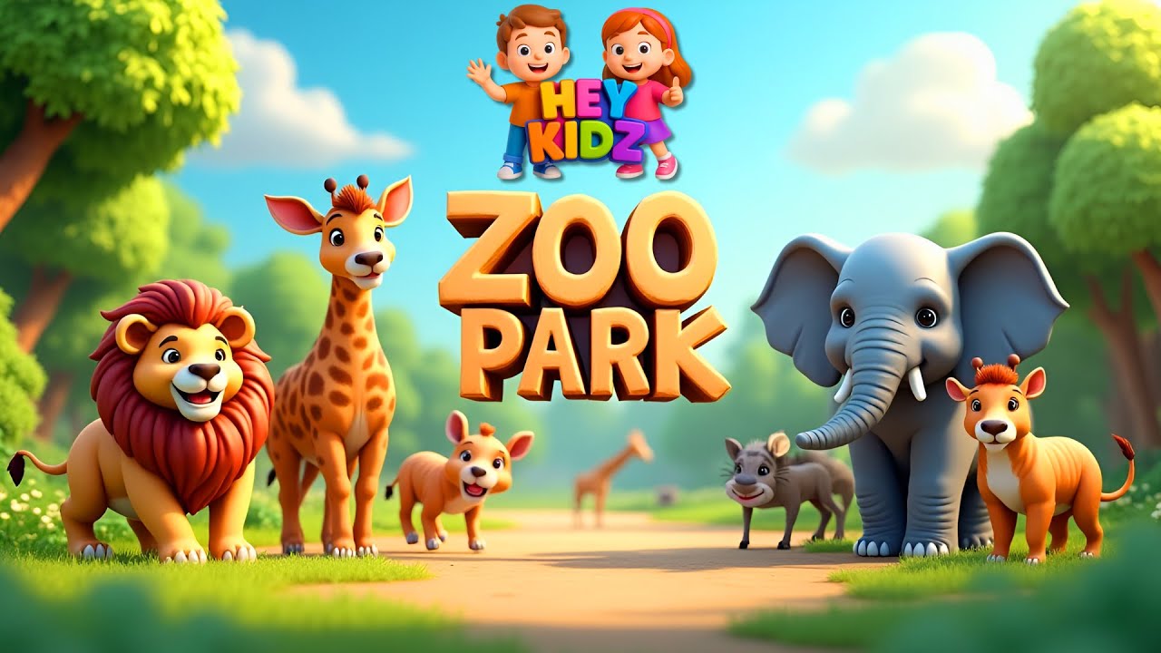 Zoo Animals for Kids 🦁🐘 | Learn Animal Names & Sounds | Fun Video for ...