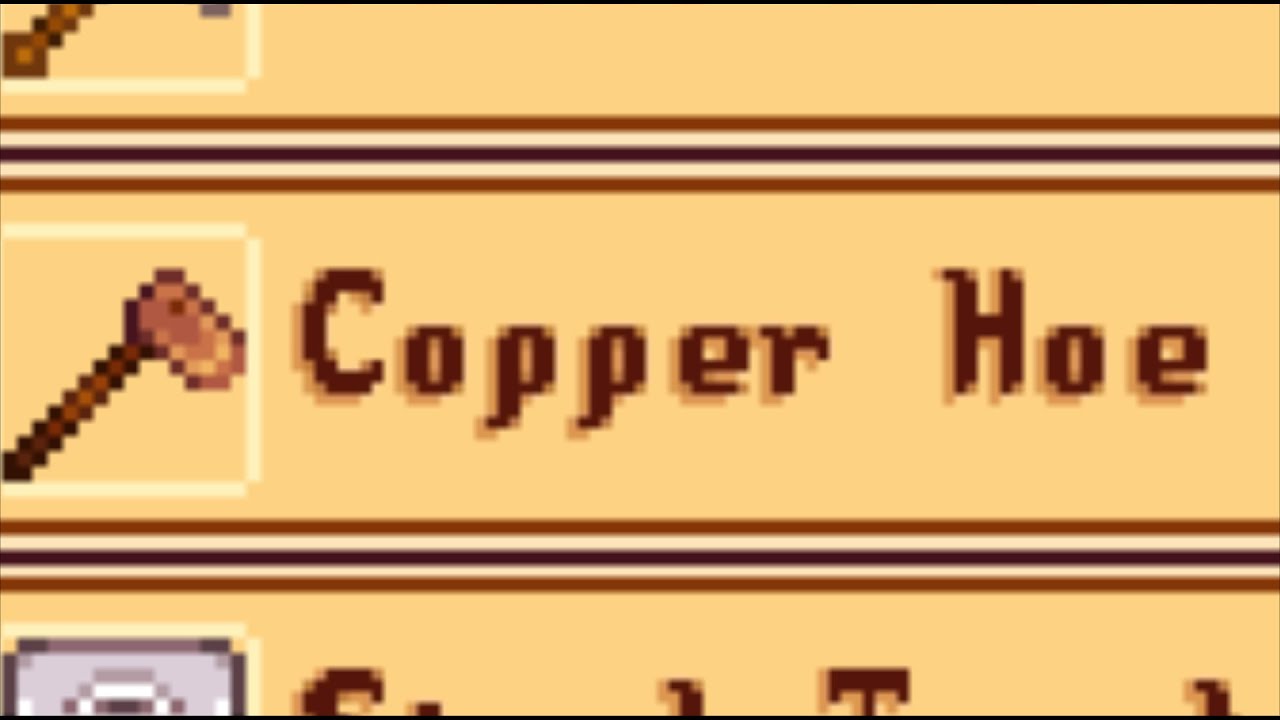 The Farmer and His Hoes | Stardew Valley - YouTube