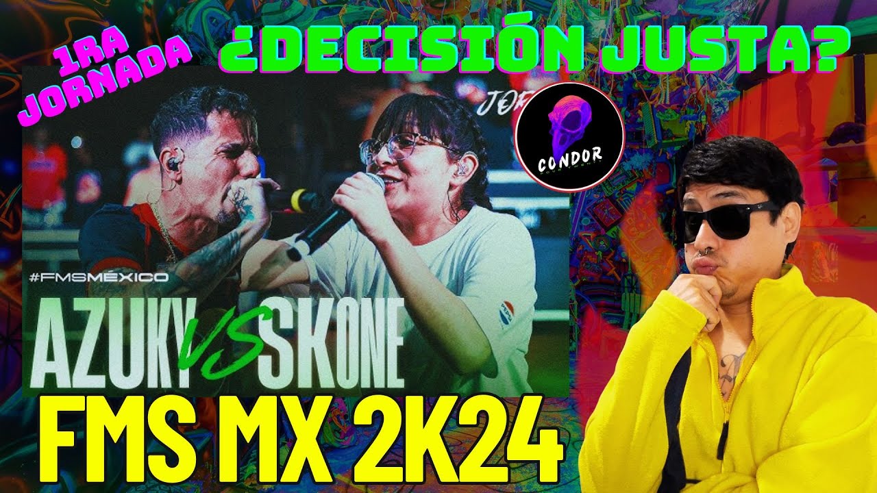 🇲🇽 REACCIONANDO al AZUKI vs SKONE FMS MÉXICO 2024 (1RA JORNADA) 🚨HUBO ...