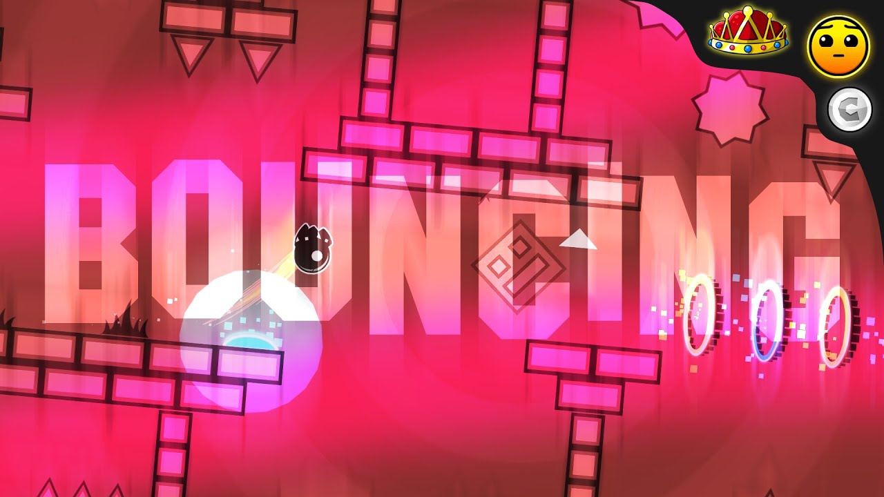 "Bouncing" By SebasuGD (ALL COINS) [Daily #2396] - Geometry Dash - YouTube