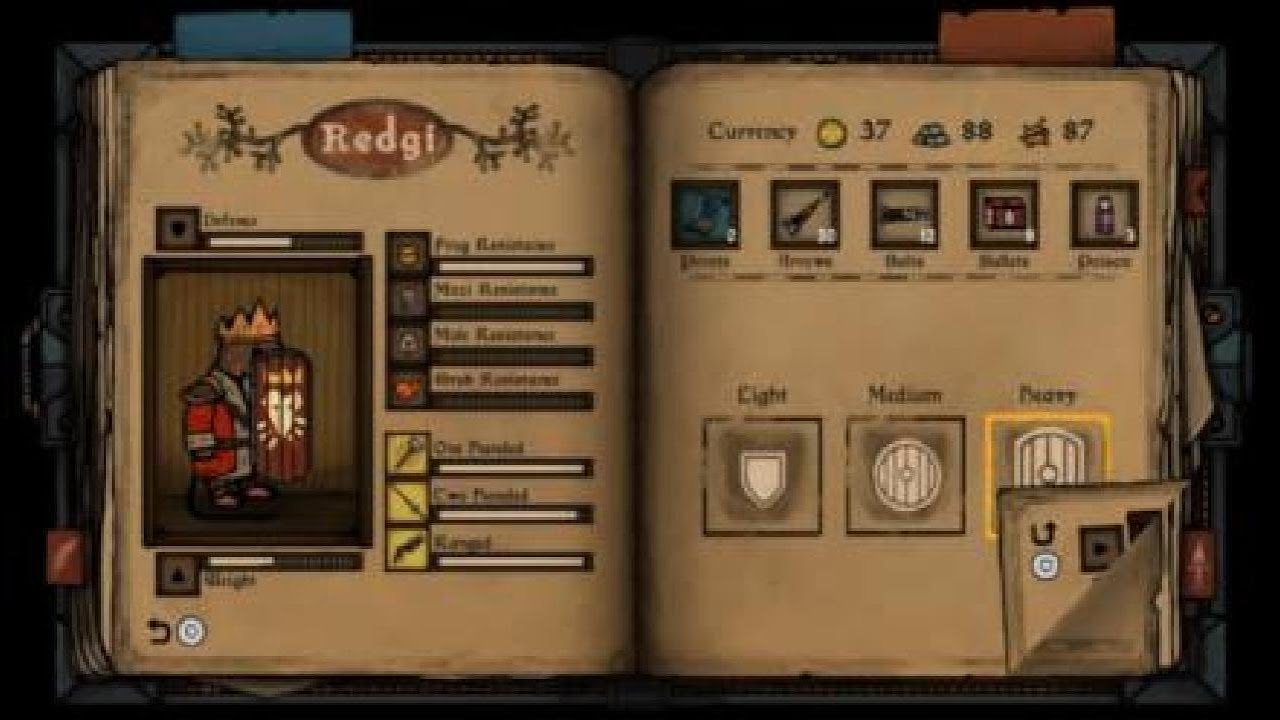 Redgi's Complete Armoury - Stats And Looks - Tails Of Iron - YouTube