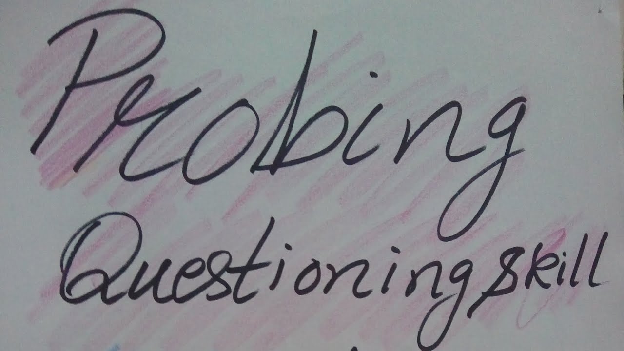 Probing Questioning Skill | Micro-lesson Plan | Biology | B.Ed.| D.El ...