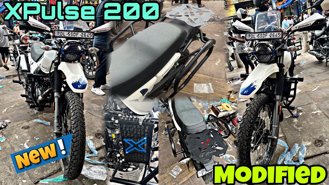Hero XPulse 200 4V Modifications | Head light grill | Xpulse 200 ...