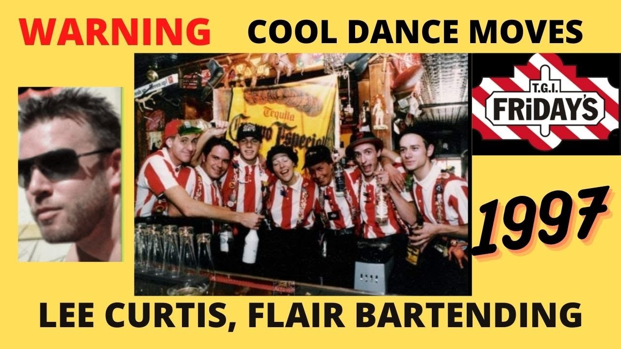 Tgi Fridays Lakeside Lee Curtis Bartending Flair Competition 1997 - YouTube
