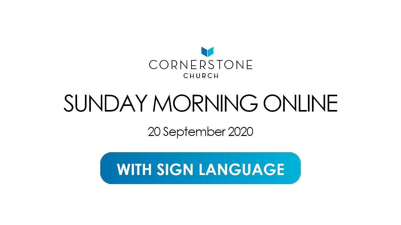 Sign Language Sunday Morning Online 20 September 2020 - YouTube