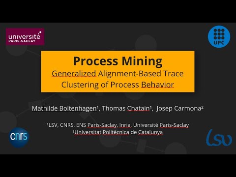 Generalized Alignment-Based Trace Clustering of Process Behavior - Process Mining - YouTube