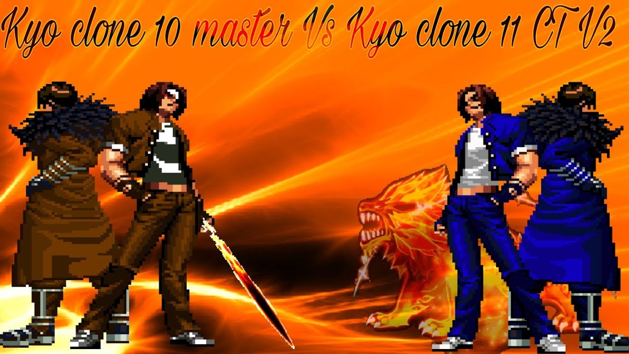 Mugen MF : Kyo Clone 10 Master Vs Kyo Clone 11 v2 - YouTube