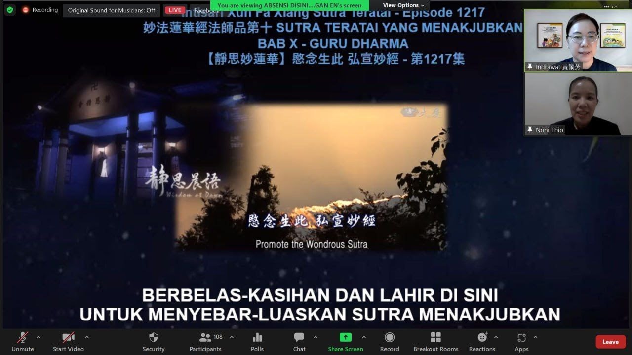Sabtu 07 Januari 2023 - Sharing Xun Fa Xiang Indonesia - Ep 1217 - YouTube