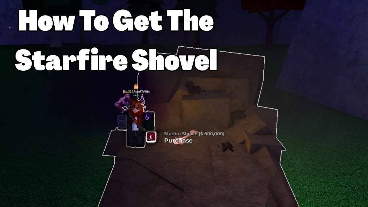 How To Get The Starfire Shovel In Dig Roblox - YouTube