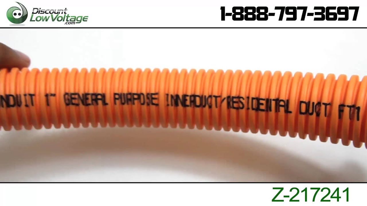 Low Voltage Cabling Corrugated Innerduct Video | Fiber Innerduct - YouTube