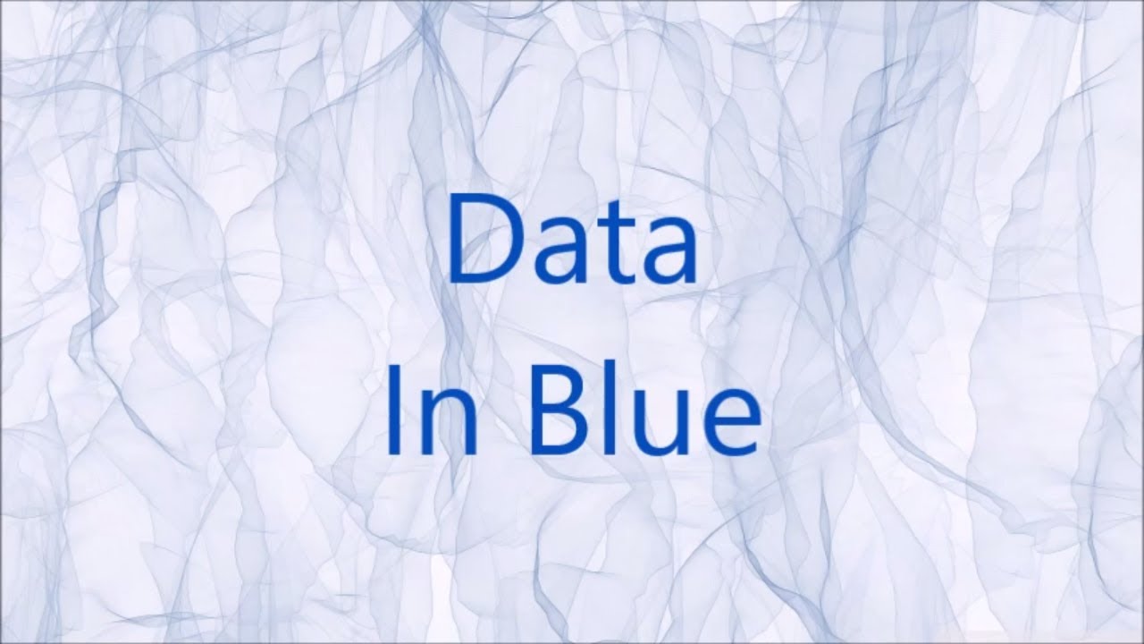 Data - In Blue - Remastered Razormaid Promotional Remix - YouTube