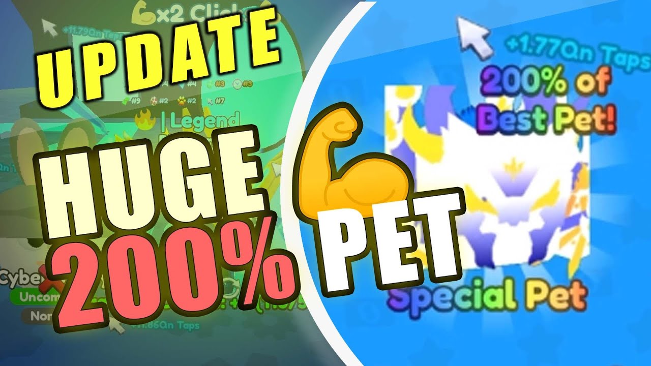 Clicker Champions Pet INSANE Update New World New Pets New Boosts Got ...