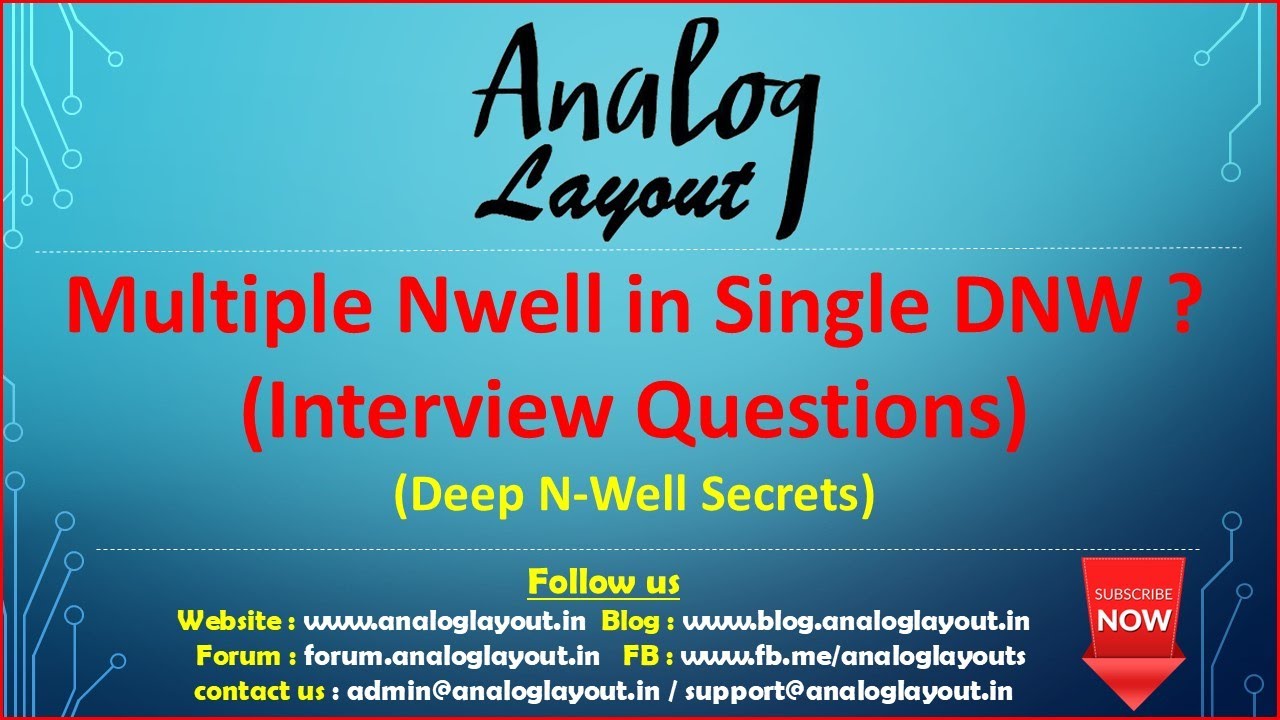 Multiple Nwell in Single DNW ? - YouTube