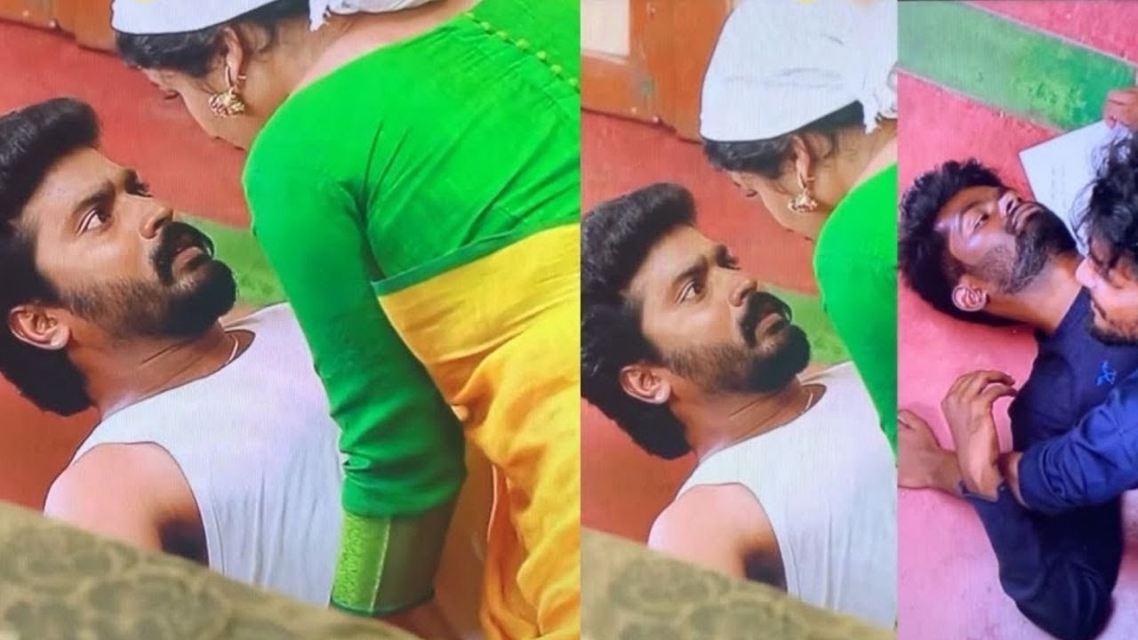 Raja Rani 2 serial Romantic scenes Of Sandhya Making video |Raja Rani 2 ...