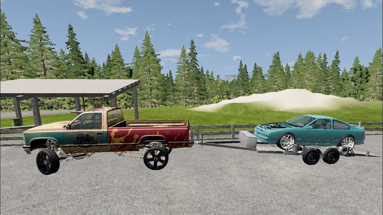 beamng drive rp ep #2 moving shop - YouTube