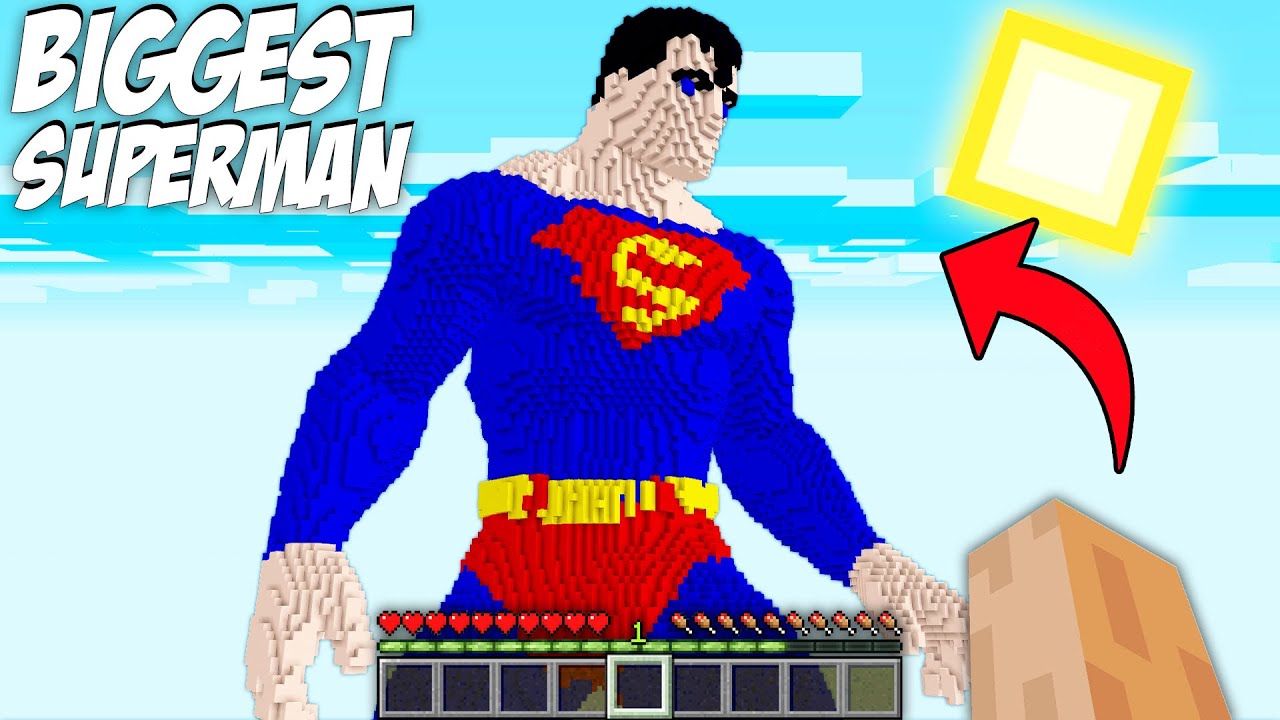 What`s inside BIGGEST SUPERMAN in Minecraft ? Where do lead SECRET ...