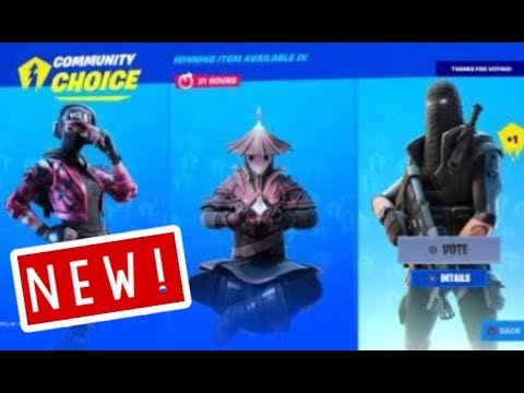 *NEW* Fortnite Community Choice Skins | Fortnite Community Choice ...