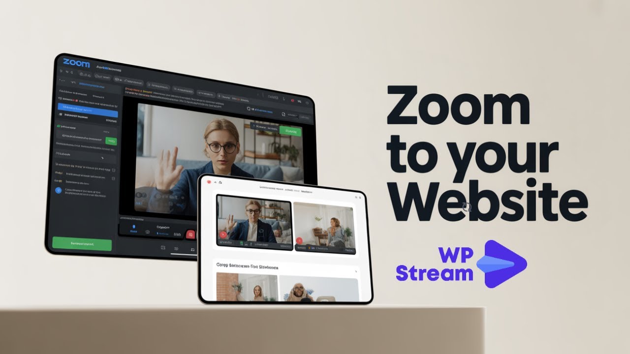 How to Live Stream a Zoom Webinar on your Site - YouTube
