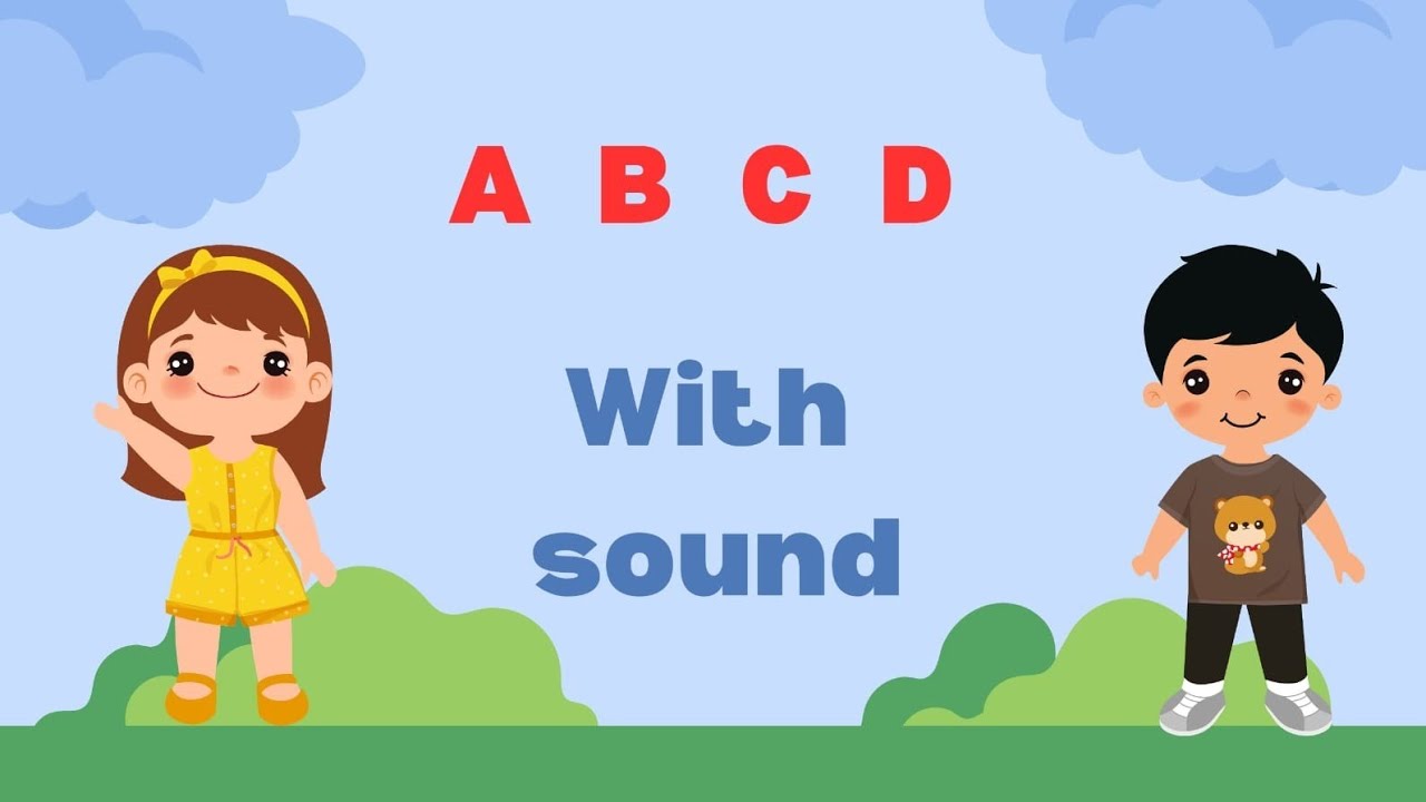 ABC with sound/abc song/kids Rhymes/little kids world - YouTube