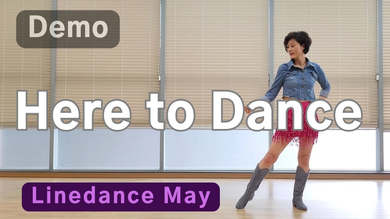 Here to Dance Line Dance (Improver: Maddison Glover) - Demo - YouTube