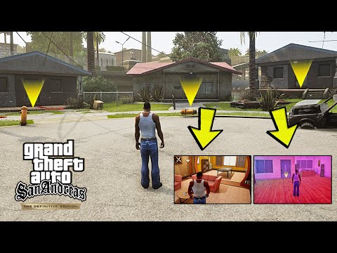 GİRİLEMEYEN TÜM EVLERE GİRMEK ! GTA SAN ANDREAS DEFINITIVE EDITION