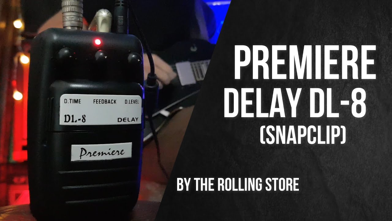 Premiere Delay DL-8 - YouTube