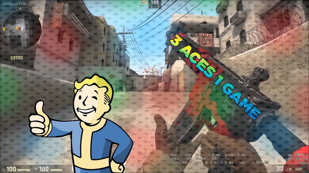 3 Aces 1 Game (Counter Strike Global Offensive) - YouTube