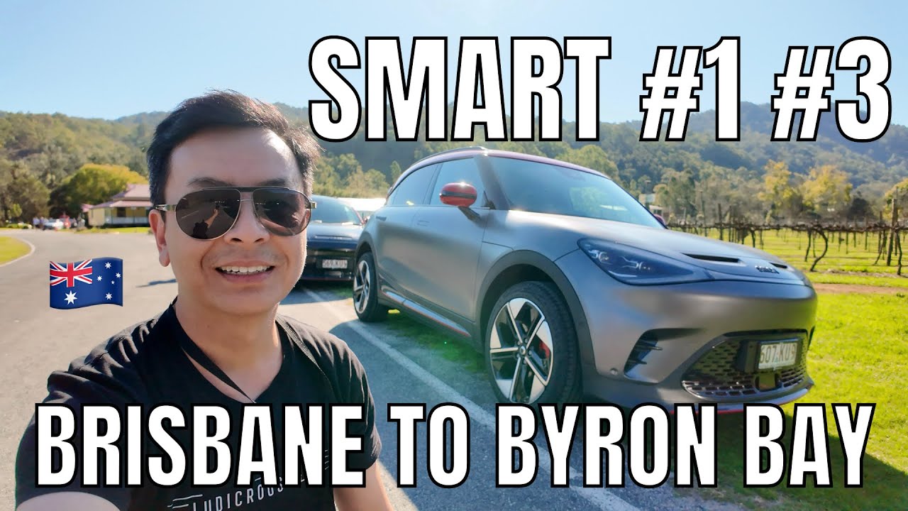 Smart #1 Smart #3 Australia Launch & Drive from Brisbane to Byron Bay ...