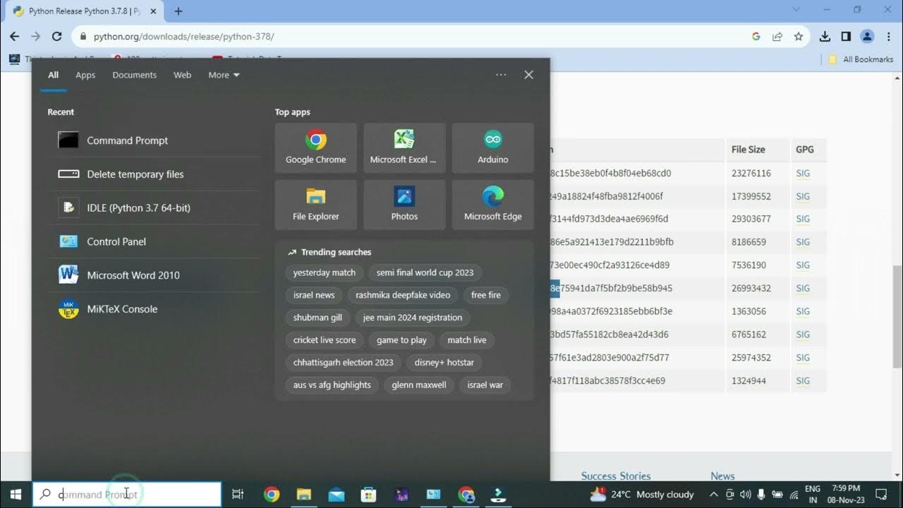 How To Install Python Install Python Idle 378 Python Idle Installation Youtube