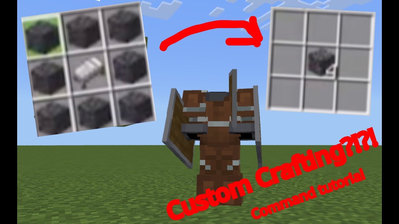 Make your own custom crafting recipes in Minecraft Command Tutorial ...