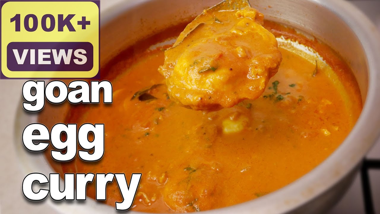 Goan Egg Curry Recipe | Goan Egg Drop Curry Recipe | Egg Curry Goan ...
