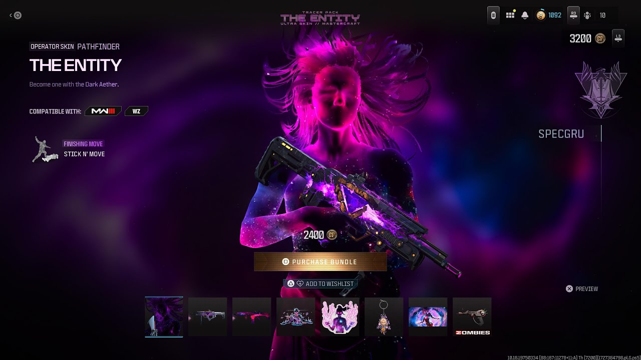 MWZ Using The Entity's Echo Boss Operator And Weapons - YouTube