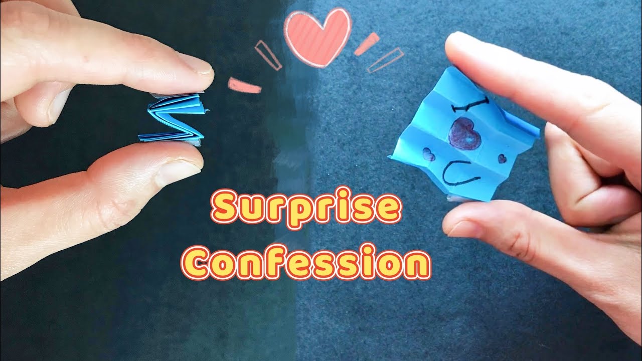 Surprise Confession/ Fun & Easy Origami Tutorial/Paper Craft - YouTube