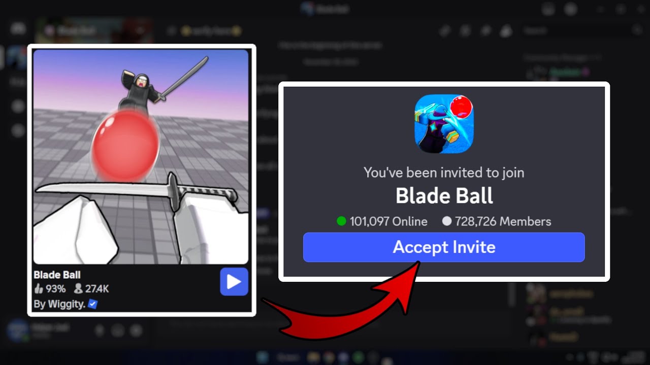 How To Join Blade Ball Discord Server - YouTube