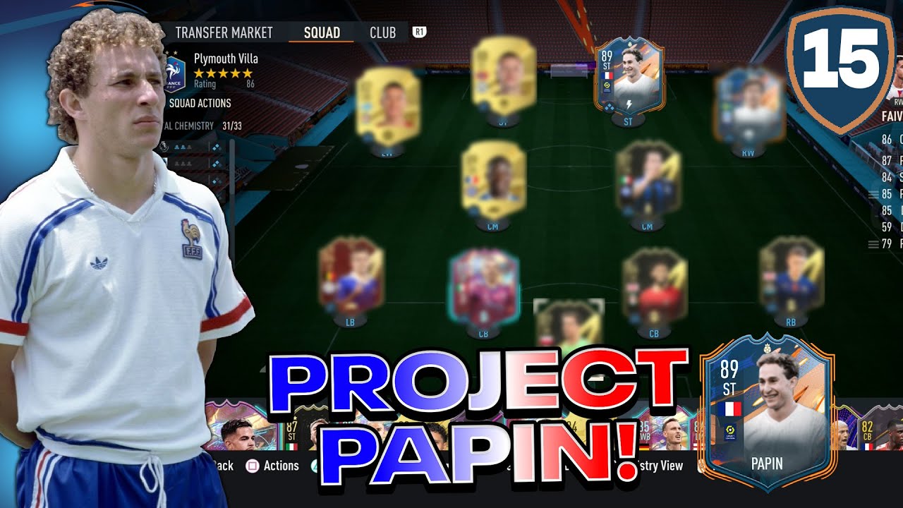INSANE NEW TEAM BUILT!!😱 PROJECT PAPIN #15 (FIFA 23 RTG) - YouTube