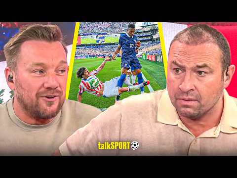 Jamie O'Hara & Jason Cundy ASTOUNDED at Paraguay AVOIDING a YELLOW CARD against France!