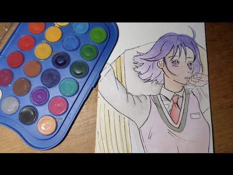 painting Shim Soo-Ae from Manhwa Operation true love [ water color ...